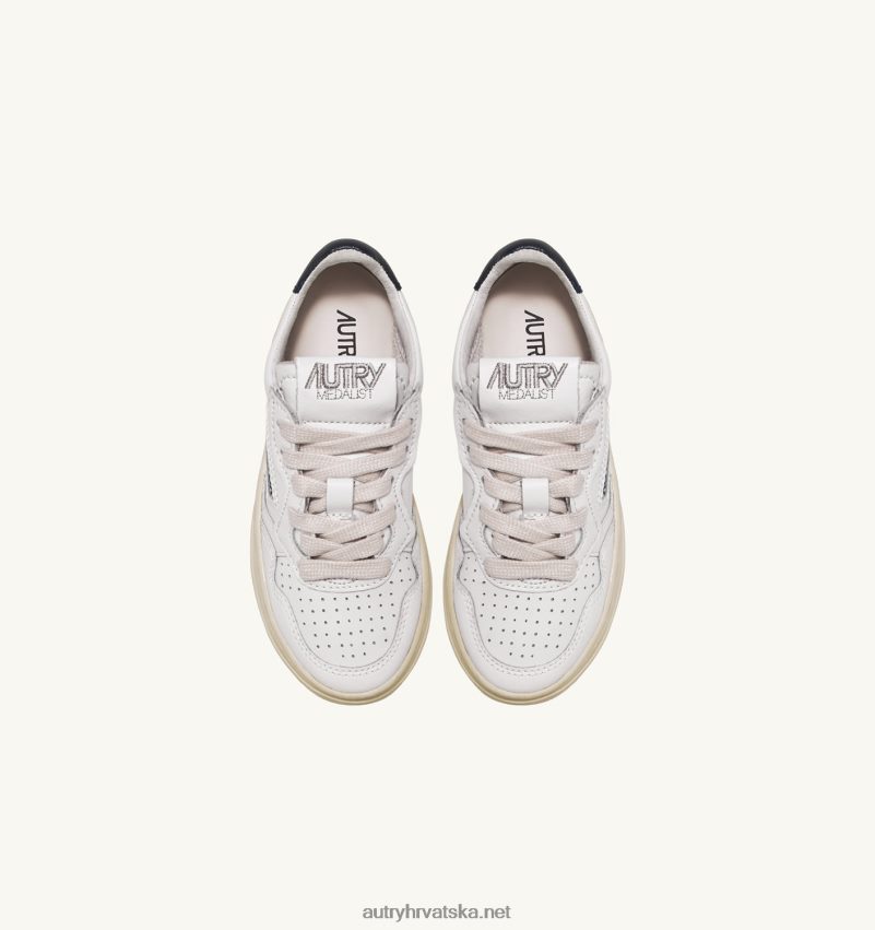 dijete medaljarske niske tenisice od bijele i plave kožeAutry H00JJV311 ...
