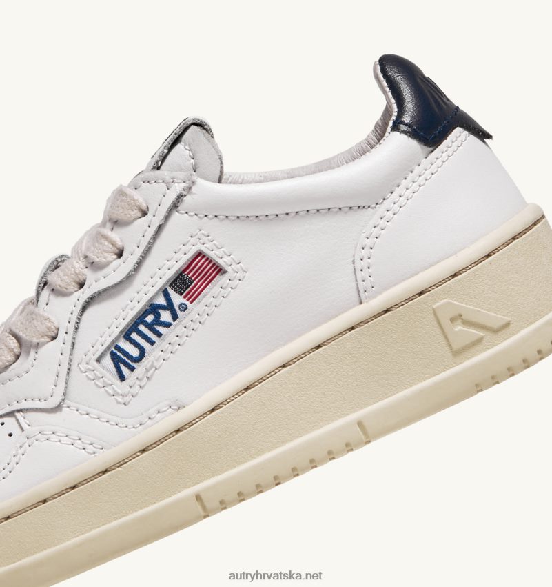 dijete medaljarske niske tenisice od bijele i plave kožeAutry H00JJV311 ...